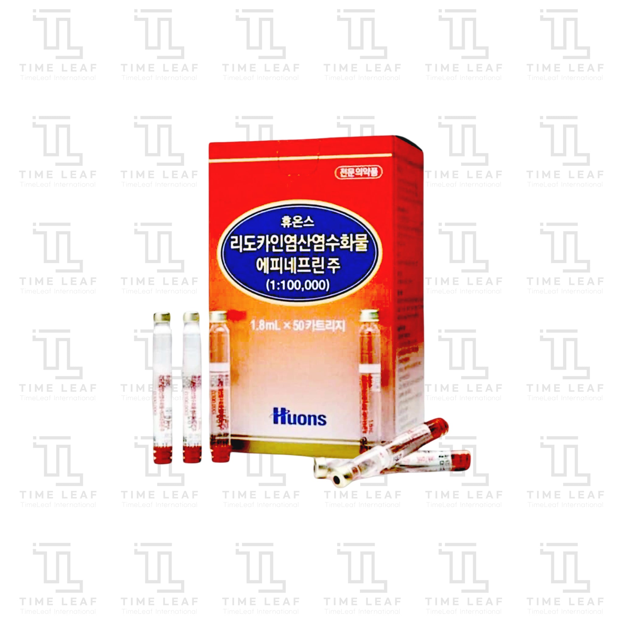 Huons Lidocaine HCL Epinephrine Inj (1.8ml × 50cartridges) – TIMELEAF