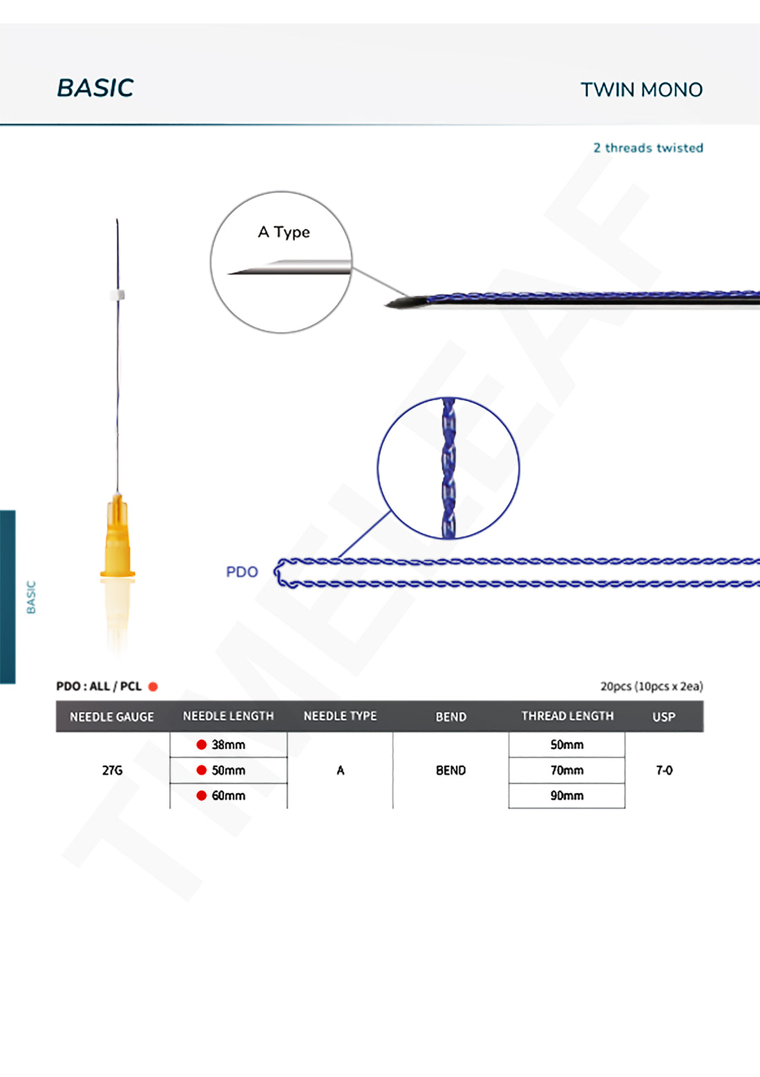 TWIN MONO PDO – TIMELEAF